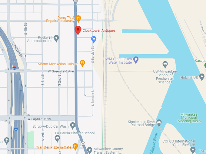 clocktower antiques 10 map