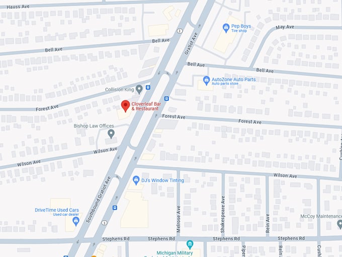 Cloverleaf Bar & Restaurant 10 Map