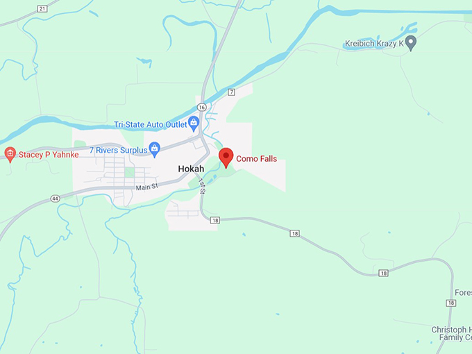 Como Falls Park 10 Map