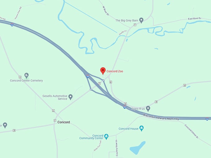 Concord Zoo 10 Map