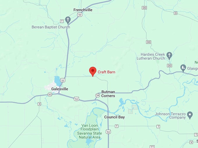 Craft Barn 10 Map