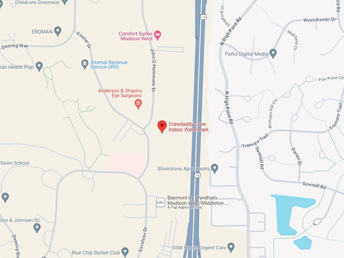 Crawdaddy Cove 10 map