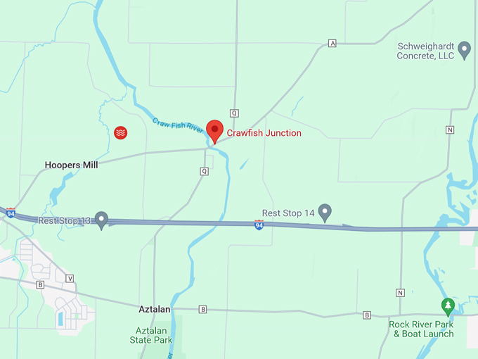 Crawfish Junction 10 Map