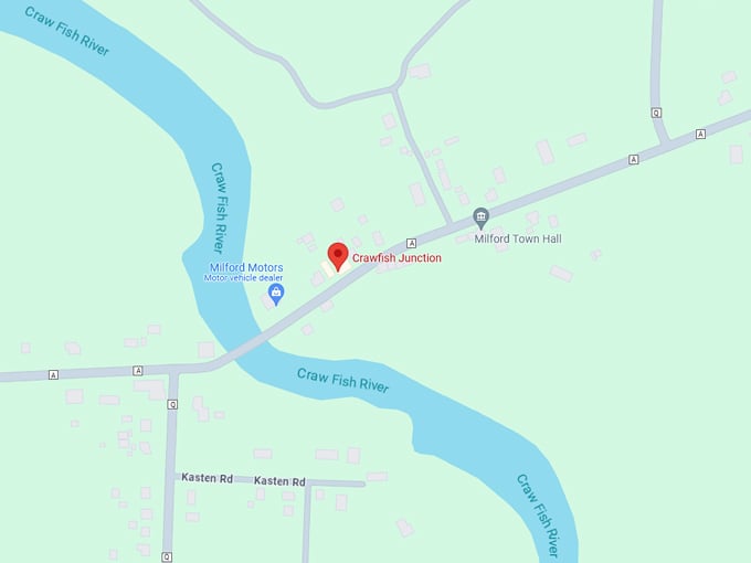 Crawfish Junction 10 Map