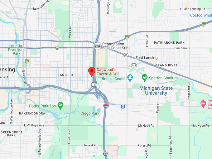 Dagwood's Tavern & Grilll 10 Map