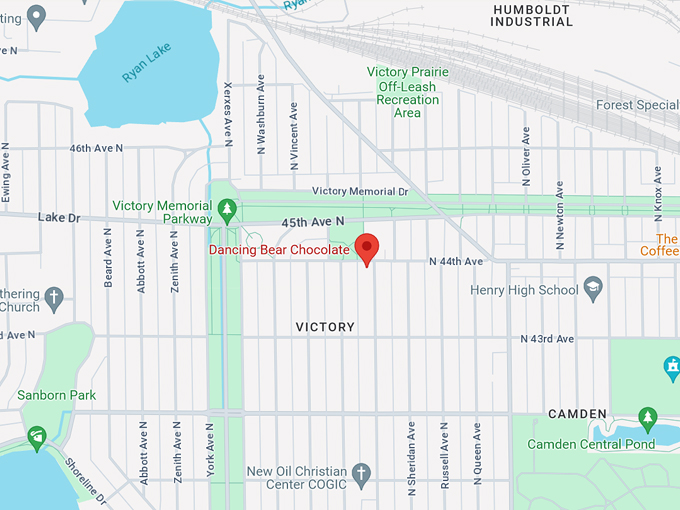 Dancing Bear Chocolate 10 Map