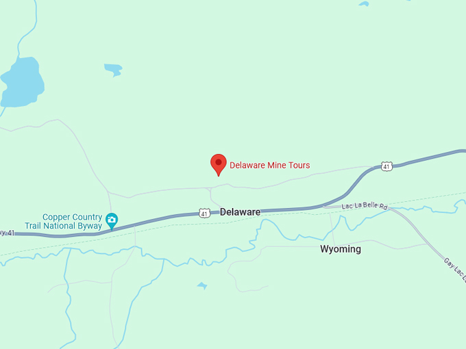 Delaware Mine 10 Map