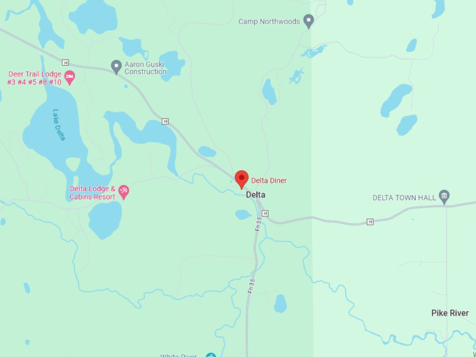 Delta Diner 10 map