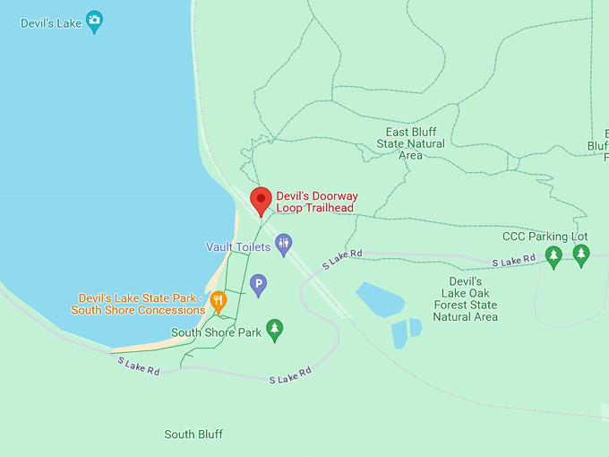 Devil's Doorway Loop 10 Map