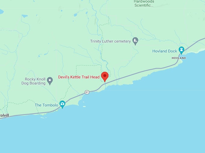 Devil's Kettle Trail Head 10 Map