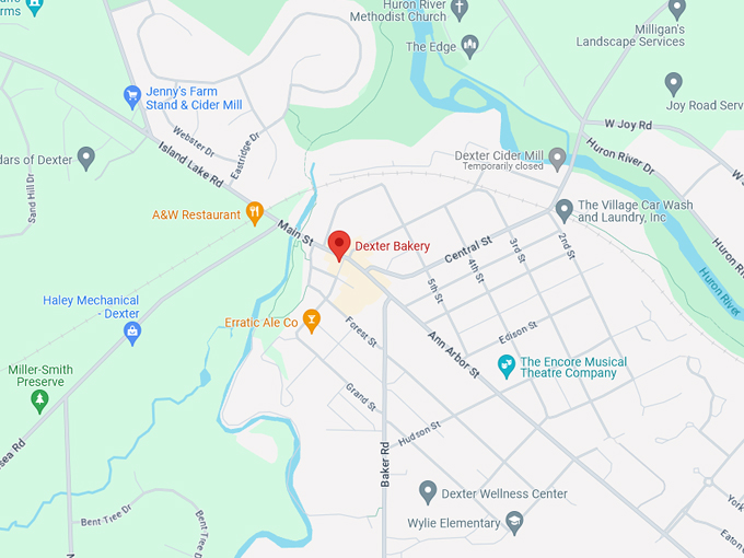 Dexter Bakery 10 Map