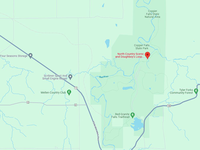 Doughboy&rsquo;s Nature Trail 10 map