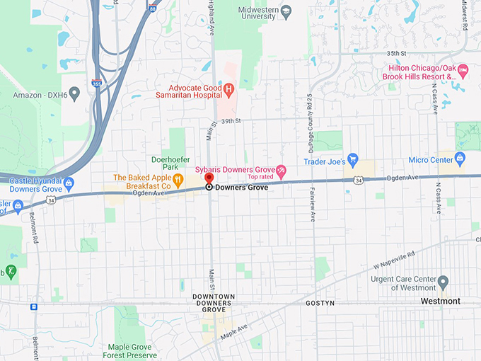 Downers Grove Map