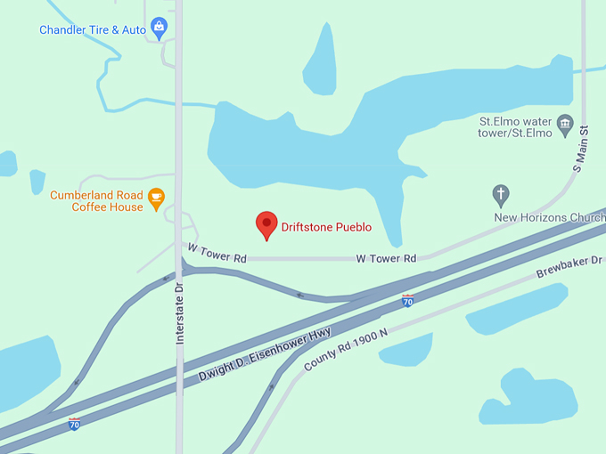 Driftstone Pueblo 10 Map