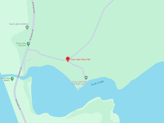 Duck Lake State Park 10 Map