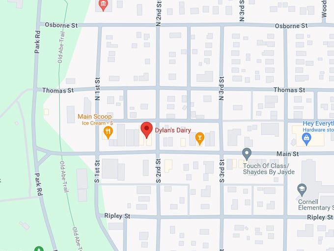 Dylan's Dairy 10 Map