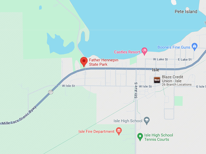 Father Hennepin State Park 10 Map