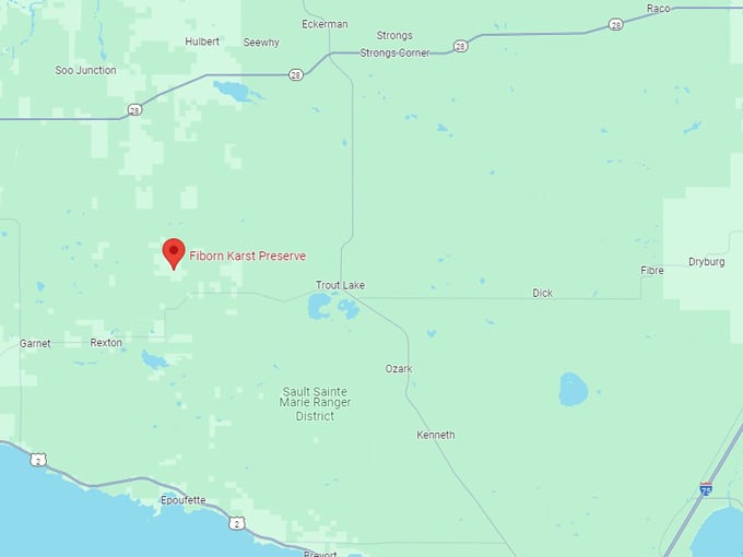 fiborn karst preserve 10 map