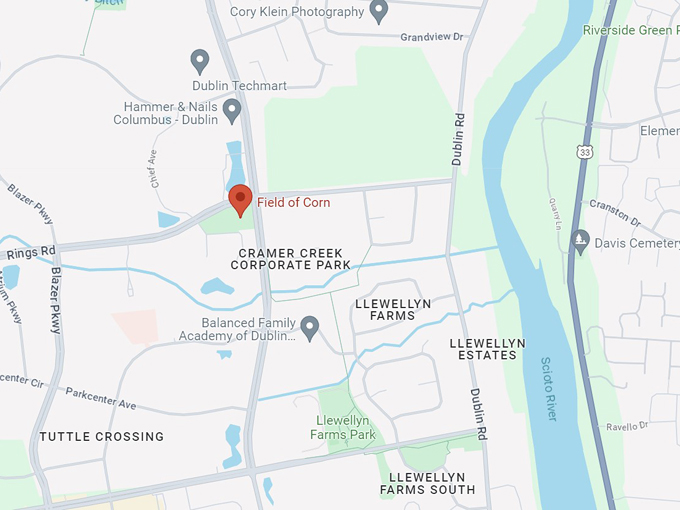 field of corn 10 map