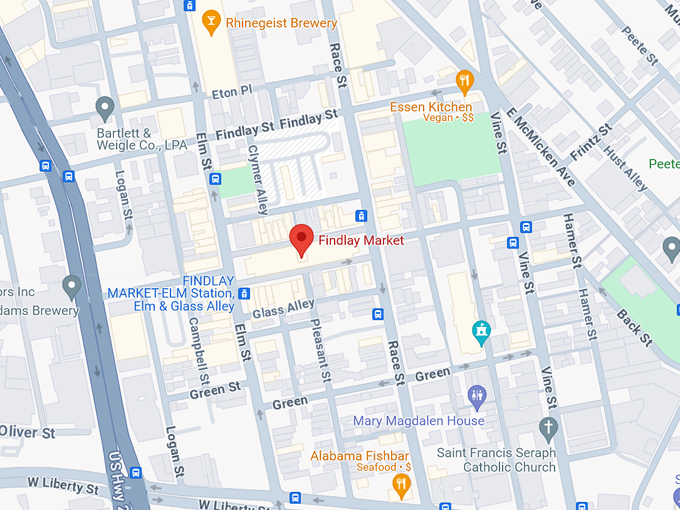 Findlay Market 10 Map