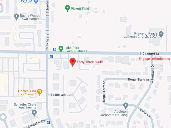 Forty Three Skulls 10 Map