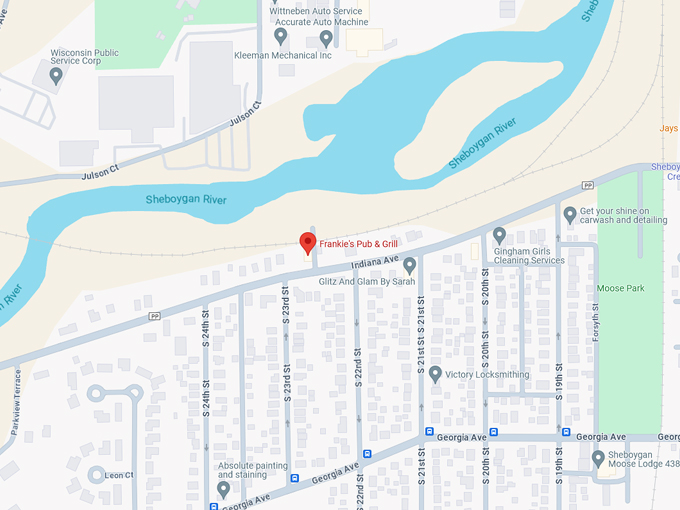 Frankie's Pub & Grill 10 Map