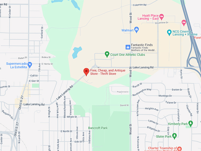 Free, Cheap, and Antique Store - Thrift Store Map