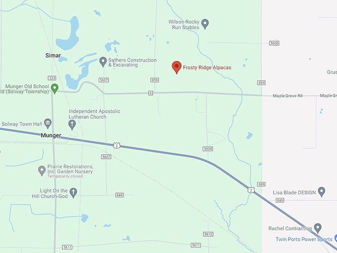 frosty ridge alpacas 10 map