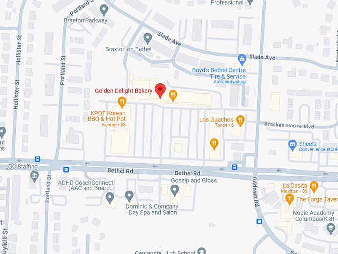 Golden Delight Bakery 10 Map