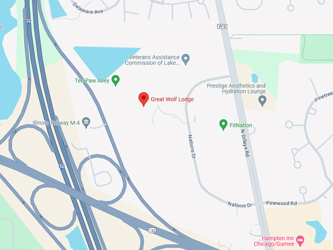 Great Wolf Lodge 10 Map