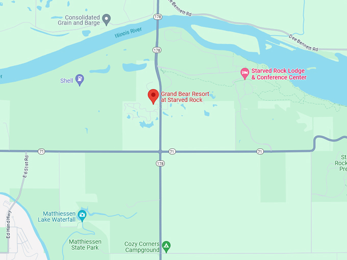 Grizzly Jack's Grand Bear Resort Map