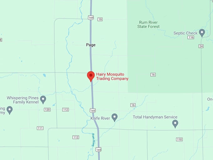 Hairy Mosquito Trading Company 10 Map