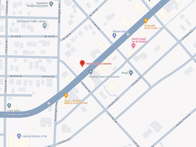 Harbor House Sweets 10 Map