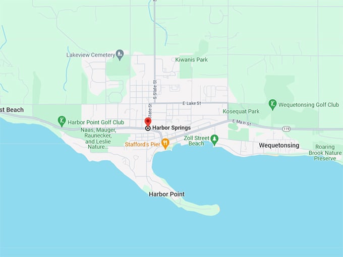 Harbor Springs 10 Map