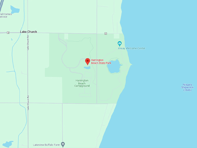 Harrington Beach State Park 10 Map