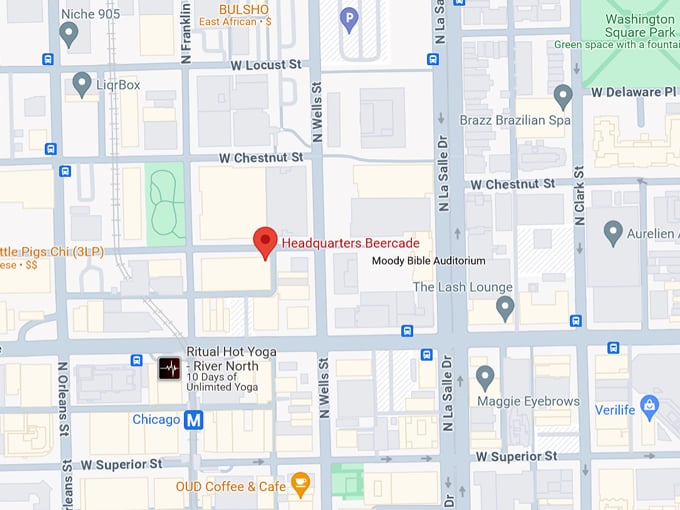 Headquarters Beercade 10 Map