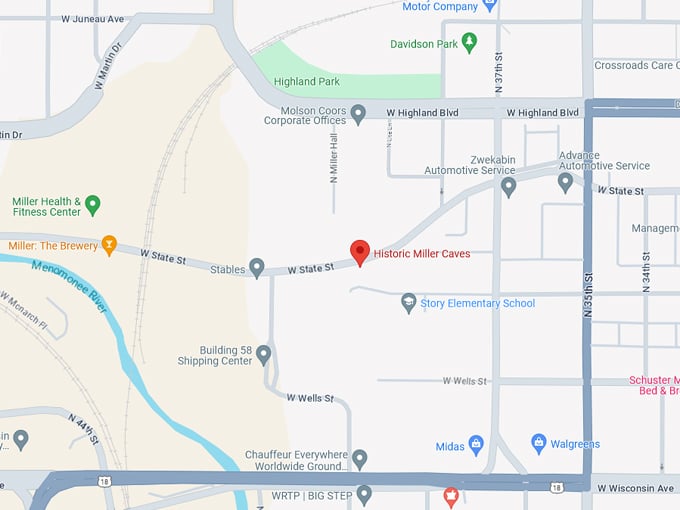 Historic Miller Caves 10 Map