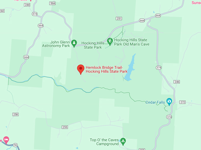 Hocking Hills State Park 10 Map