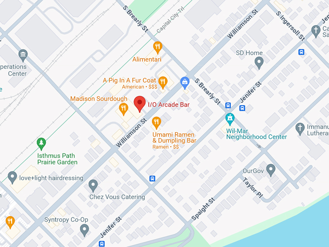 I/O Arcade Bar 10 Map