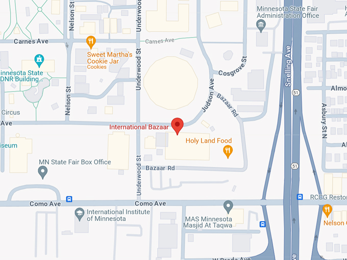 International Bazaar 10 Map