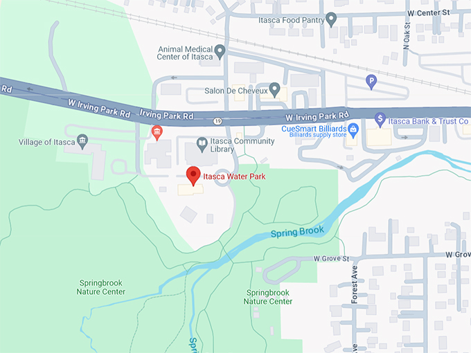 Itasca Water Park 10 Map