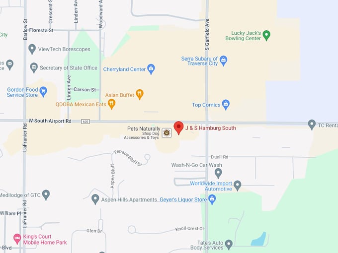 J & S Hamburg South 10 map