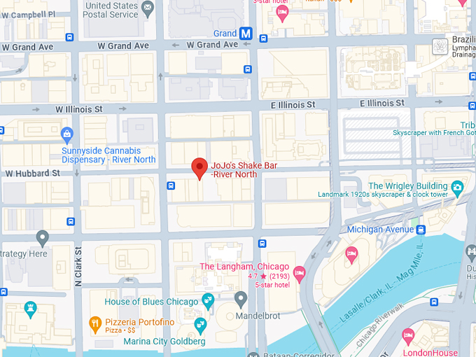 JoJo's Shake Bar 10 Map