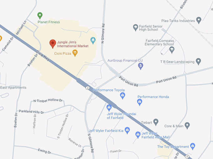 Jungle Jim&rsquo;s International Market 10 map