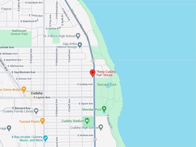 Keep Cudahy Fun House 10 Map