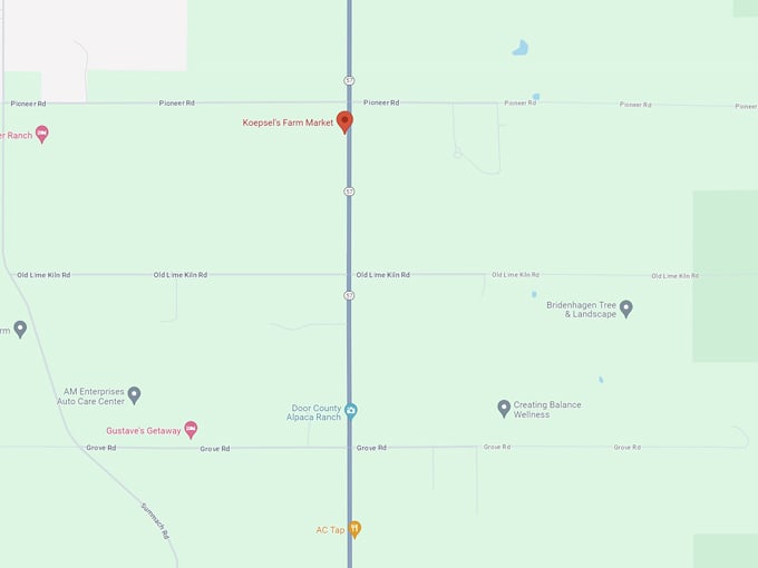 Koepsel's Farm Market 10 map