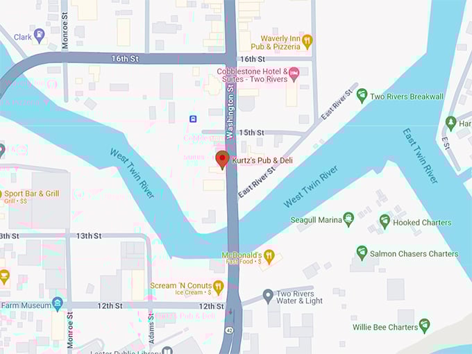 Kurtz's Pub & Deli 10 Map