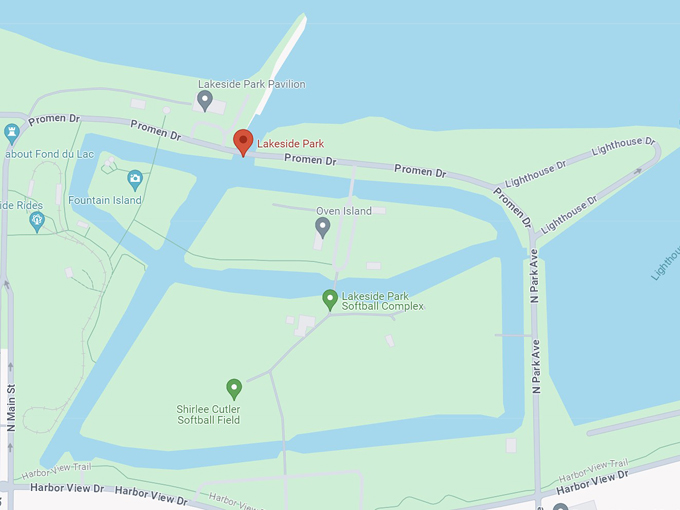 lakeside park 10 map