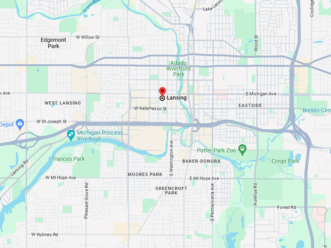 Lansing 10 Map