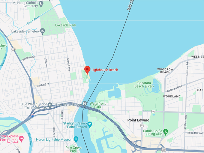 Lighthouse Beach 10 Map